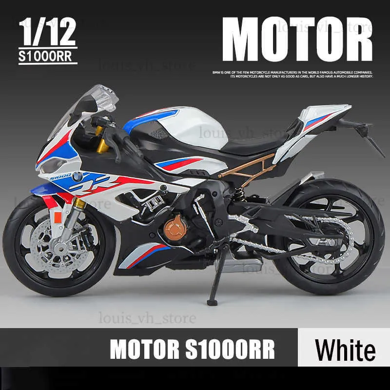 17cm Alloy Sport Bike Replica Toy BMW S1000RR 1:12 Scale Die Cast ...