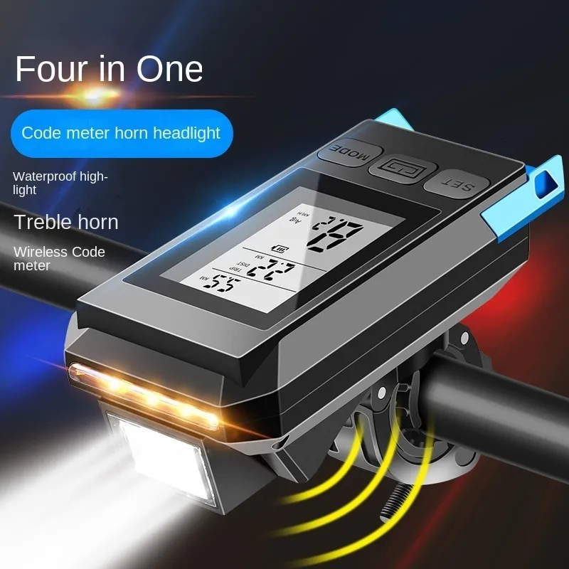 Multifunctional Bike Computer with Bell and Light, Xoss GPS Accessories ...