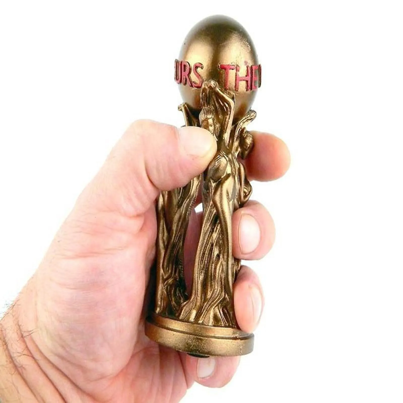 Resin Champion Trophy Statue - Decorative Sculpture Figurine for Office ...