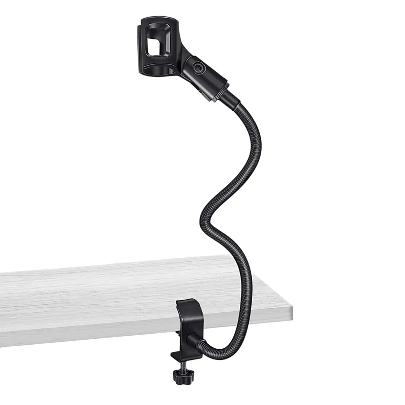 Microphone Stand, Flexible Gooseneck Desk Clamp Holder Arm For ...