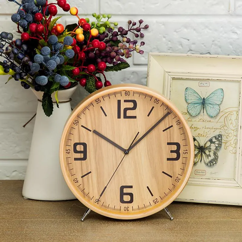 DHgate.com:Wooden Desk Clocks: European Silent Living Room Pointer ...