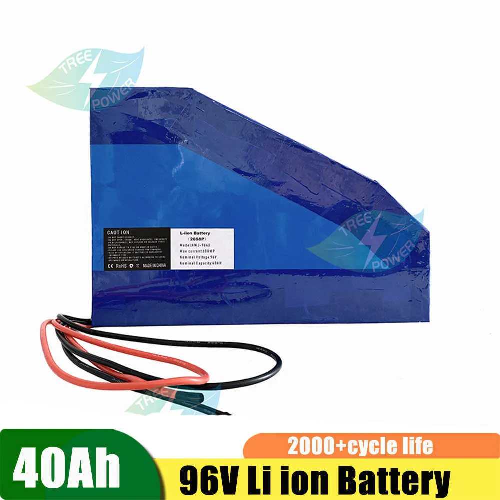 Triangle 96V 40Ah Electric Bike Lithium Ion Battery Pack for Triangle ...