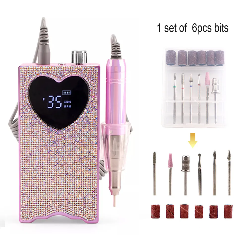 DHgate.com:Electric Nail Drill Manicure Set - Portable 35K RPM Cordless ...