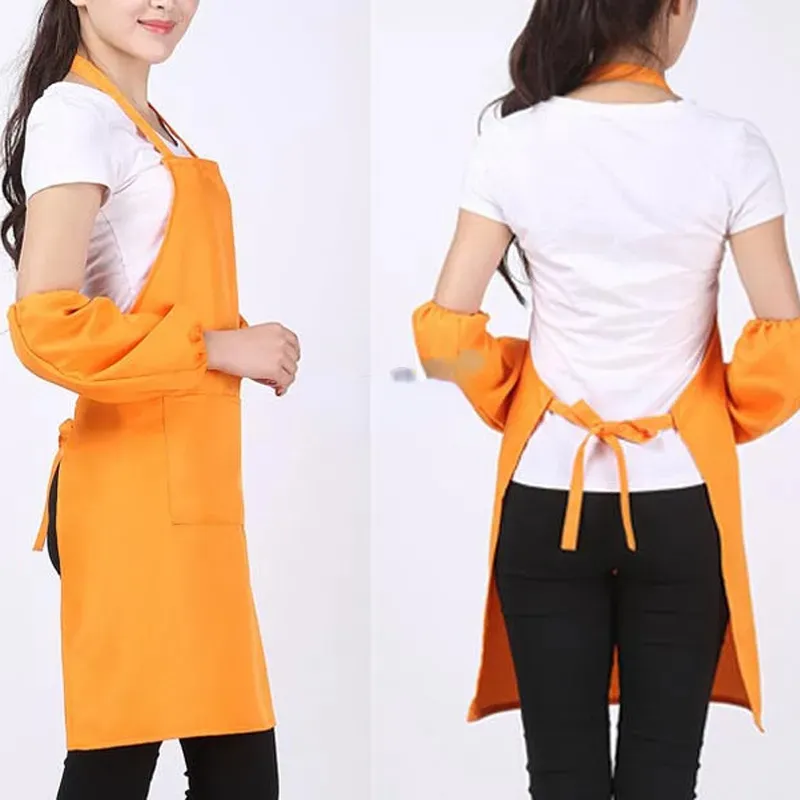 DHgate.com:Solid Color Bib Apron, Classic Pocket Craft Cooking Baking ...
