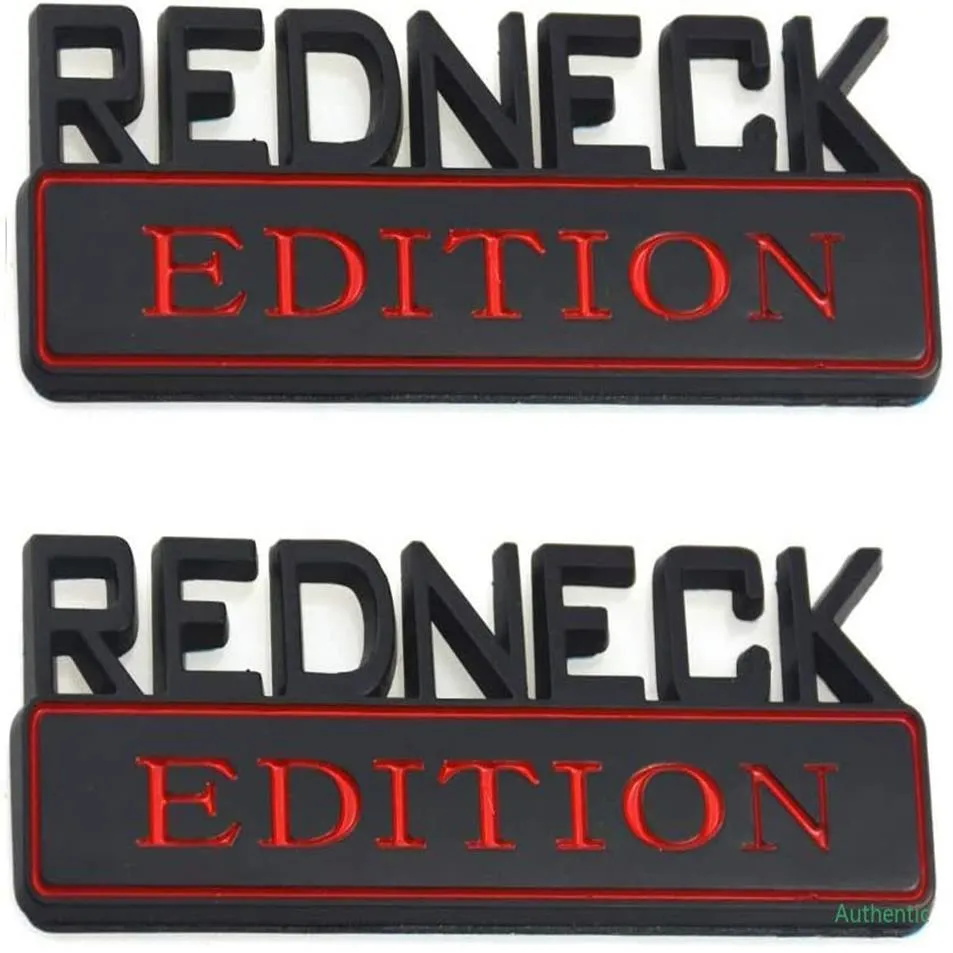 REDNECK EDITION 2 PACK Exterior Emblem Decal Logo Replacement For ...