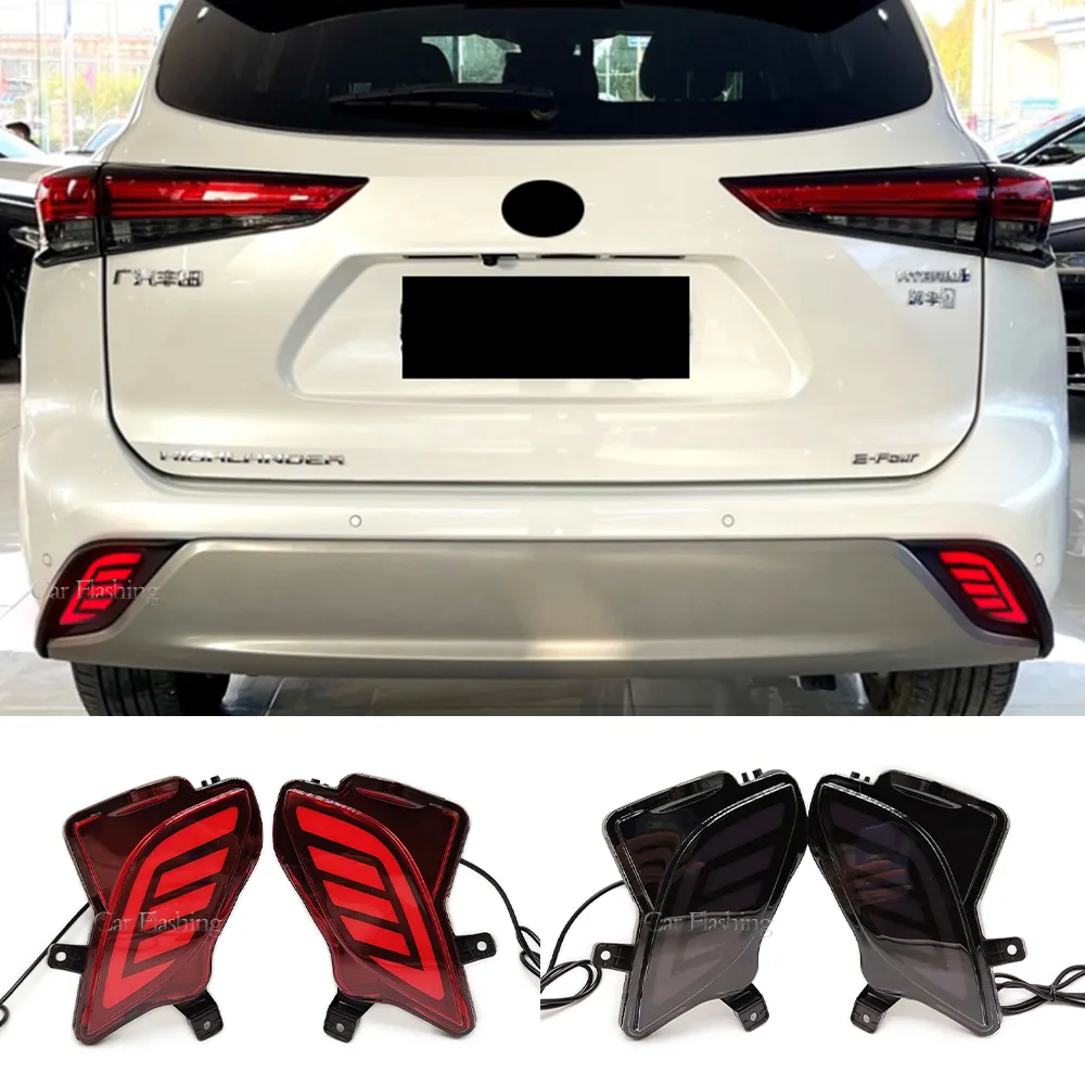 Dynamic LED Evo X Rear Bumper Light With Turn Signal Reflector For ...