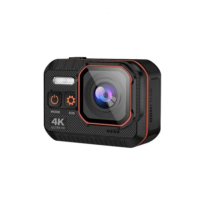 DHgate.com:Waterproof 4K Sports Action Camera with Helmet Mount, Black ...