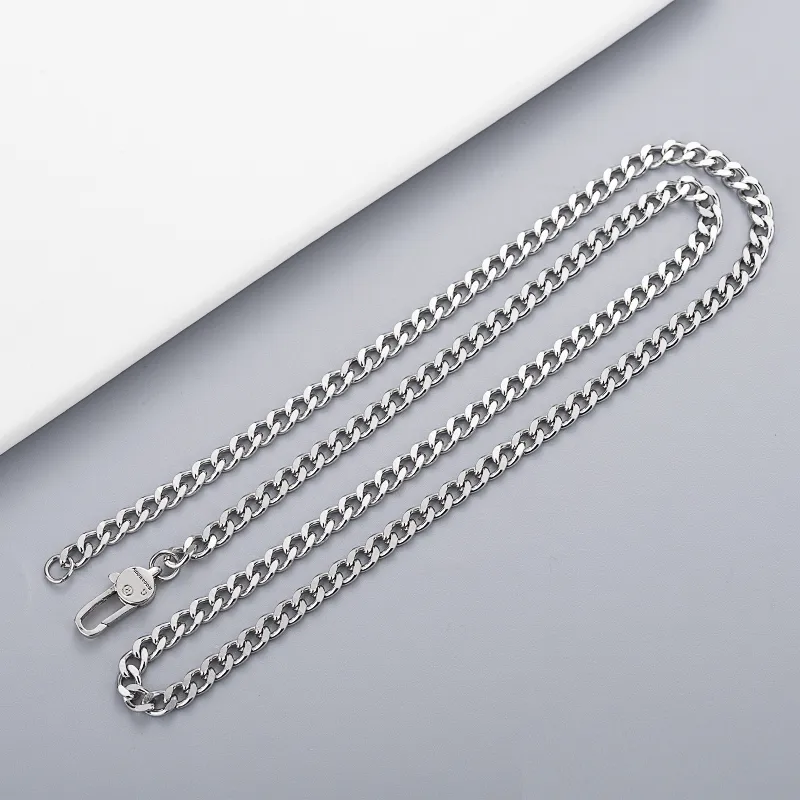 Women's and Men's Chain Necklace with Stamp, Hip Hop Style Necklace for ...