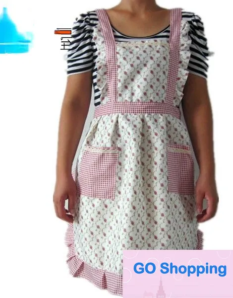 18-Piece Home Kitchen Apron Set, Pastoral Style Bib Aprons, Craft ...