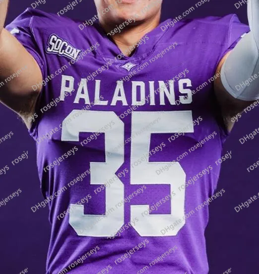 Personalized Purple Football Kits Featuring Furman Paladins, Tyler Huff ...