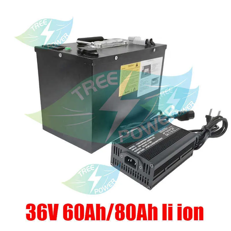 Lithium Ion Battery Pack, 36V 60Ah/80Ah Rechargeable, for 3500W ...