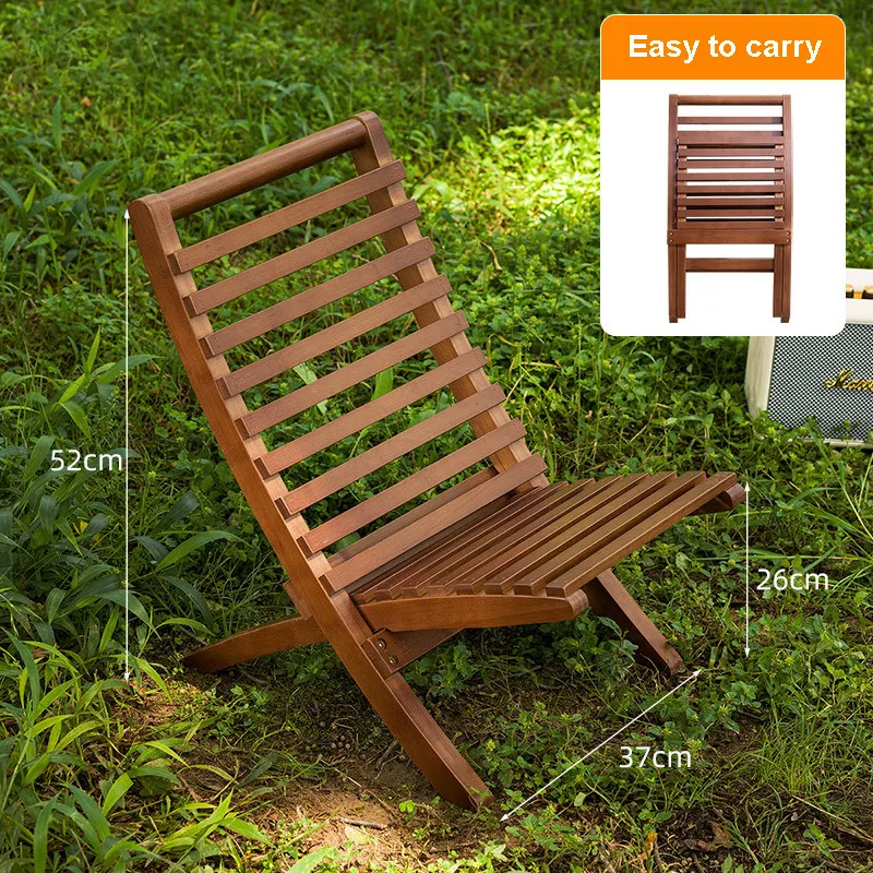Portable Folding Camping Chair For Relaxation, Leisure, And Smoky ...