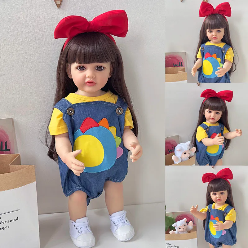 22 Inch Reborn Toddler Girl Doll - Lifelike Betty, Full Body Silicone ...
