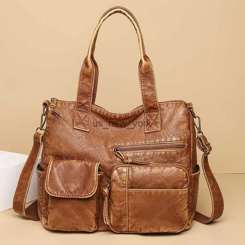 DHgate.com:Hobo Style Vintage Womens Premium Leather Handbag Tote ...