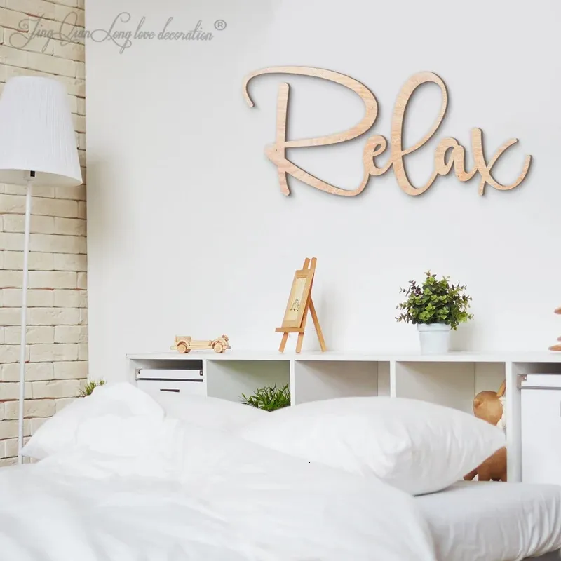 DHgate.com:Decorative Wooden Relax Wall Decor | Customizable Interior ...