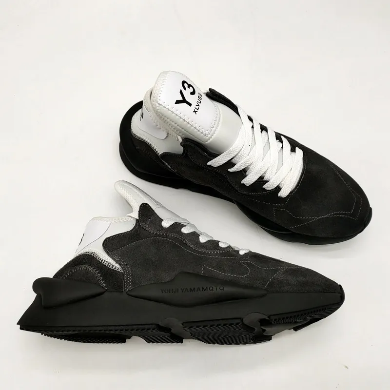 Dress Shoes Unisex Black Warrior Y3 Platform Men Shoes Running Sneakers ...