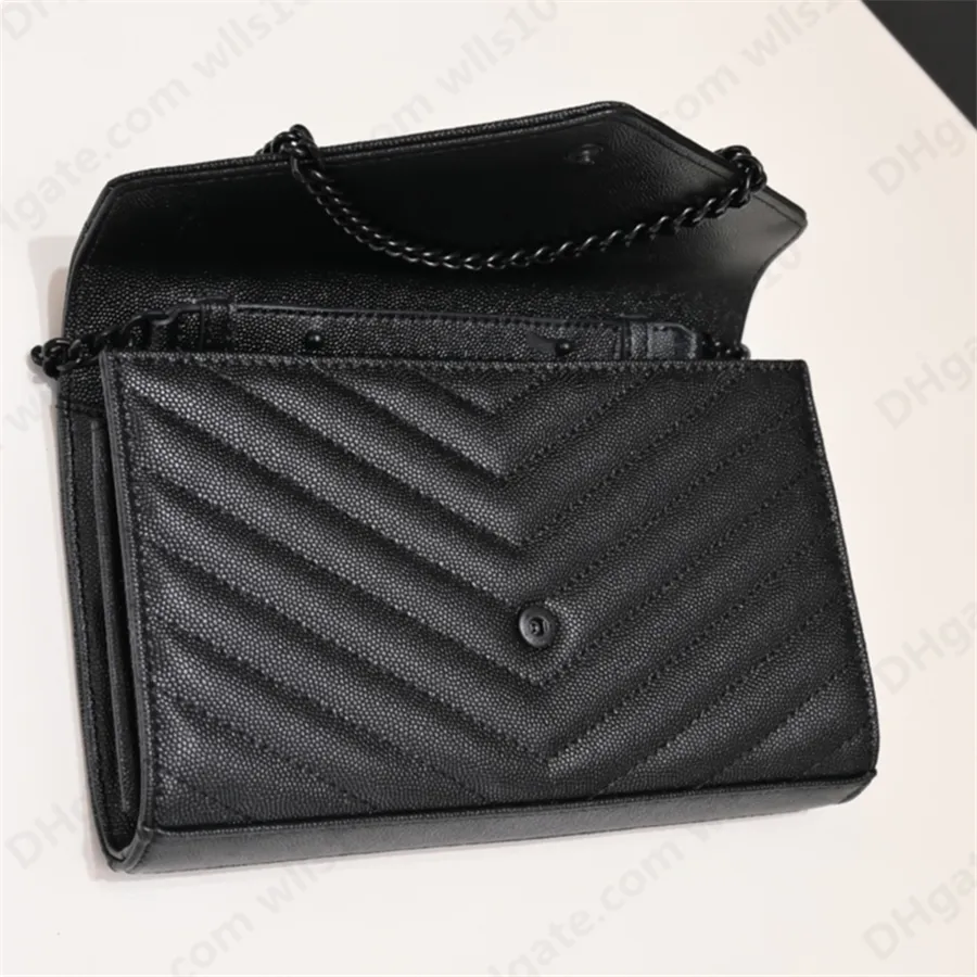 Designer Genuine Leather Crossbody Small Handbag With Chain Strap ...