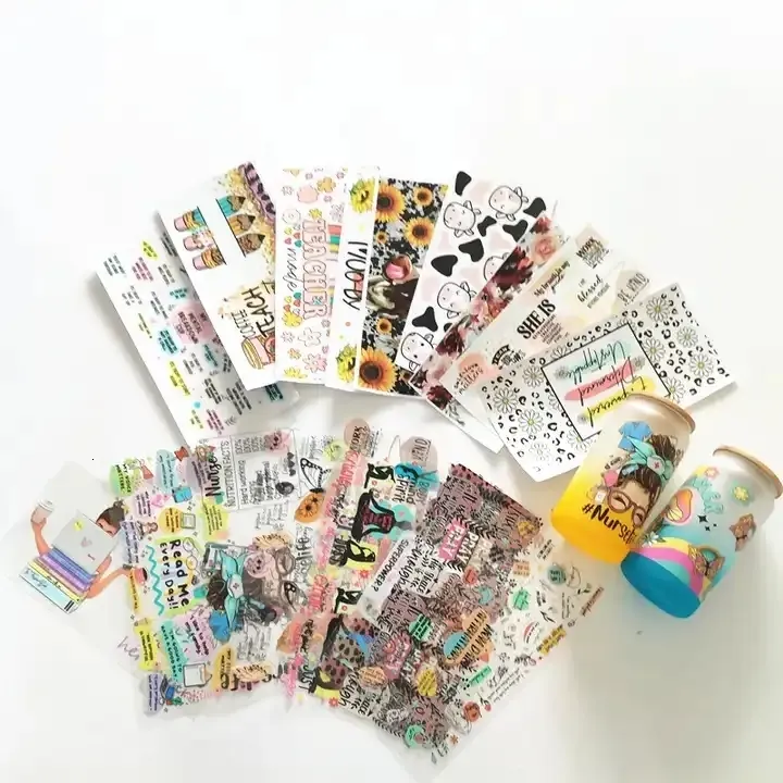 DHgate.com:3D DTF Cup Wraps for Cups Tumblers, 16oz Waterproof UV dtf ...