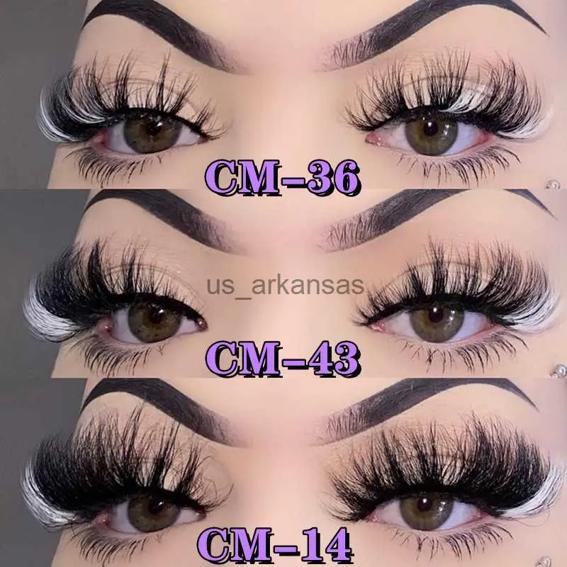 DHgate.com:Wholesale Colorful Mink Lashes - 20-25mm Mix Color False ...