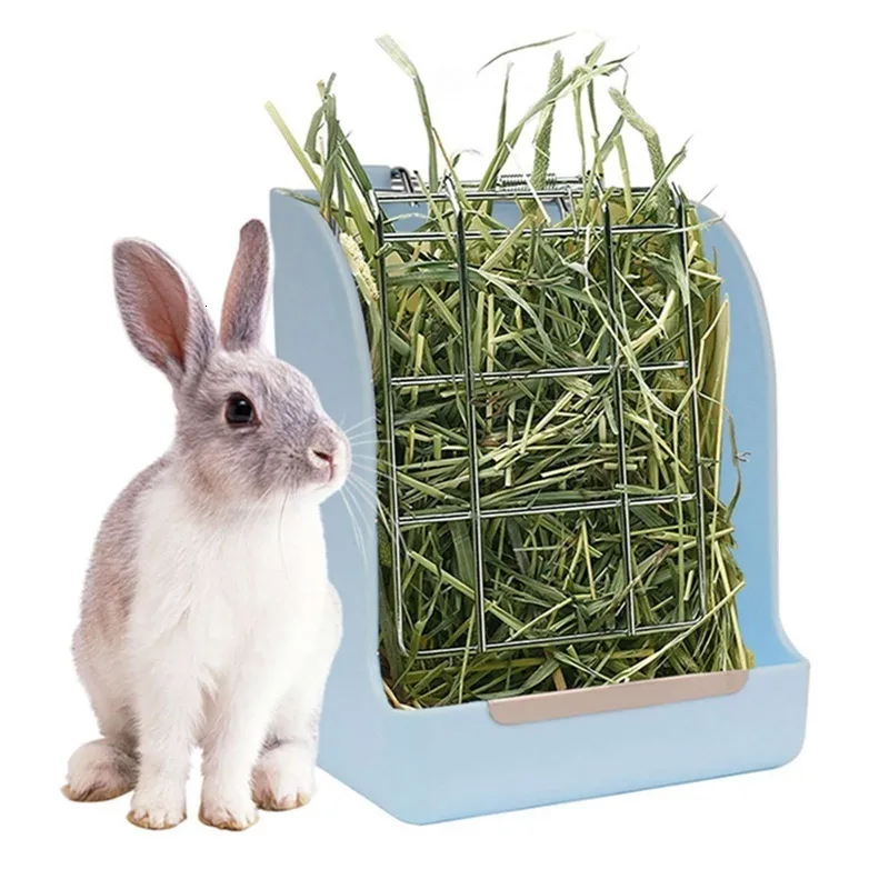 Small Animal Feeder For Rabbit, Pig, Chinchilla, Hay Guinea Less Wasted ...