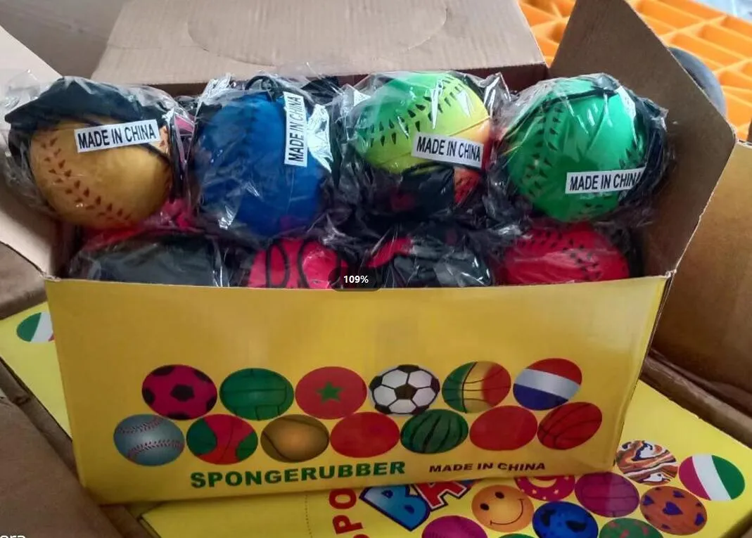 Fluorescent Bouncy Rubber Wrist Band Ball Game | Fun Toys Ball ...