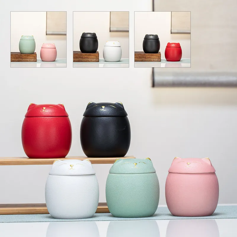 Elegant Black Cat Urn for Ashes: Handcrafted Memorial Keepsake - Shop ...