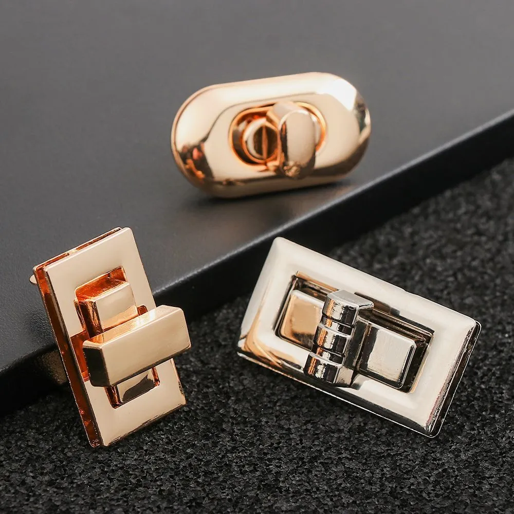 Premium Twist Lock Clasp for DIY Handbags - Metal Turn Locks, Purse ...