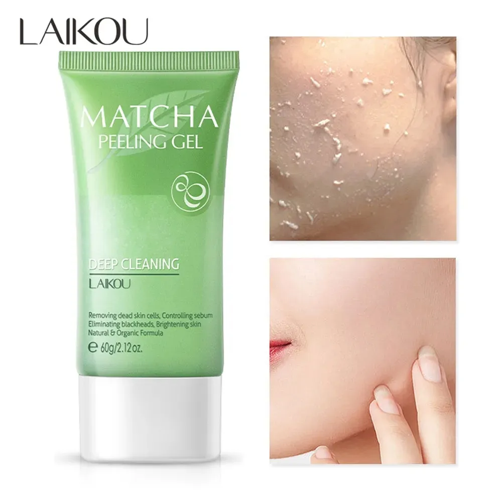 DHgate.com:LAIKOU Matcha Exfoliating Peeling Gel, Deep Cleaning Face ...