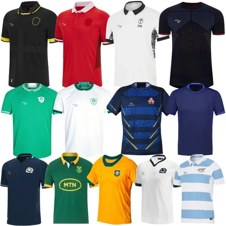 2024 Rugby Jersey Men's Home & Away Shirts Polyester, Breathable, Quick ...