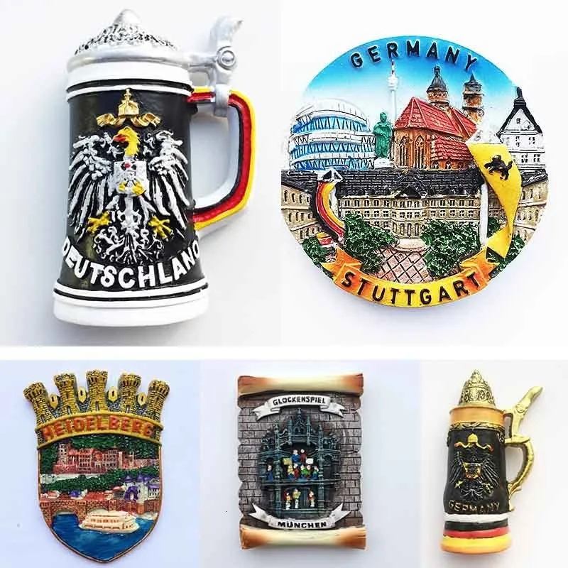 Fridge Magnets German Magnet European Beer Mug Germany Heidelberg ...