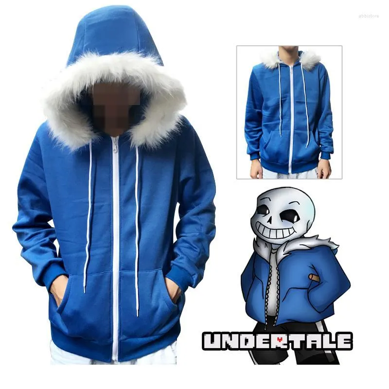 Men's Undertale Sans Hoodie: Stylish Skull Sweatshirt Jacket - Warm ...