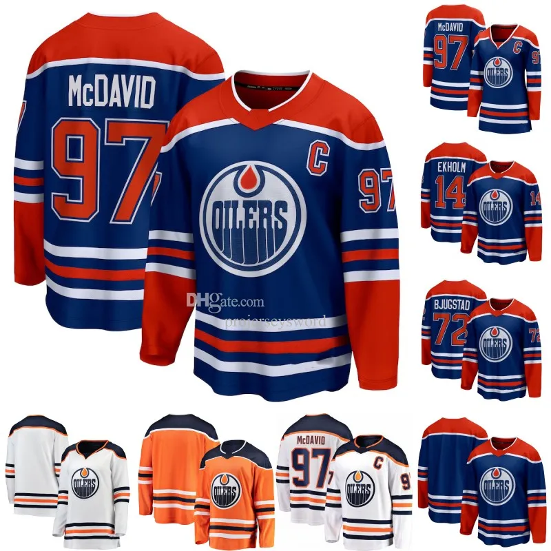 Oilers Hockey Jersey 2022 Season Set With McDavid, Draisaitl, Nugent Hopkins, Perry, Nurse ...