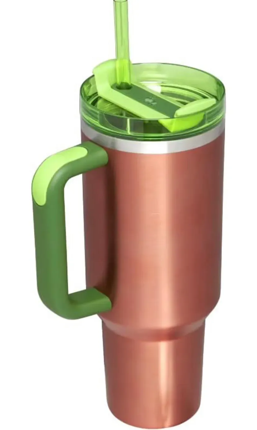 Stanley Watermelon Quencher Tumblers 1:1 H2.0 40oz Stainless Steel Cups ...