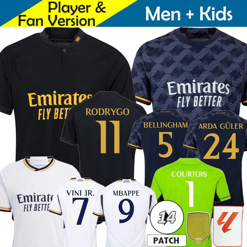 23 24 Kids Kit 2023 2024 BENZEMA Soccer Jerseys Football Shirt VINI JR ...