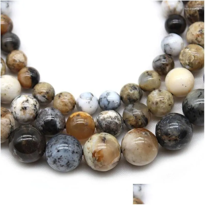 DHgate.com:Blue Ocean Agate Stone Round Loose Bead Assortment (15/8 ...
