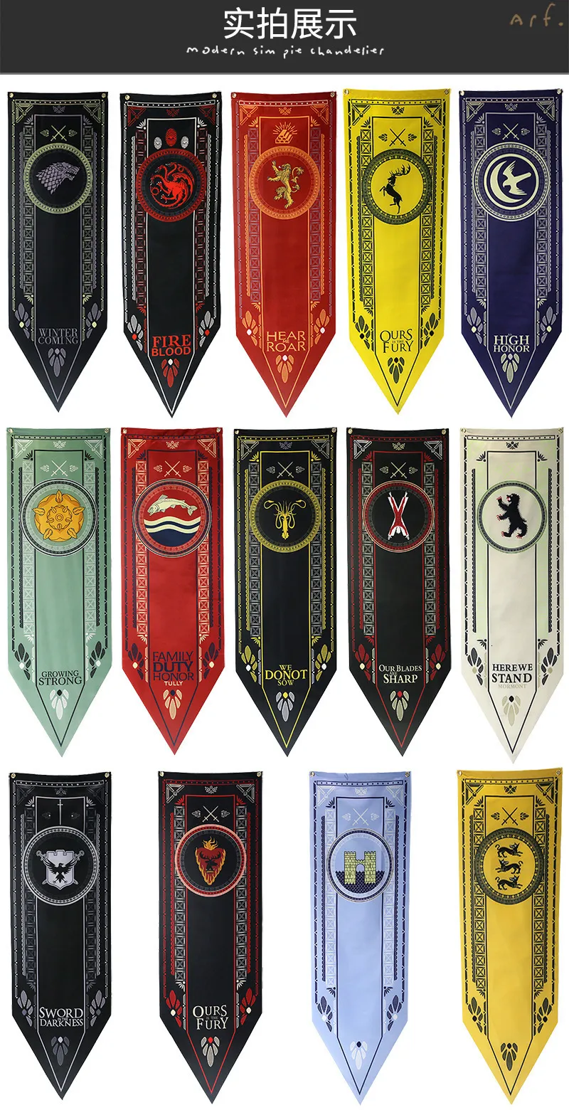 Decorative Banners Lotr Flag Set: Gothmog, Angmar, IronHills, Erebor ...