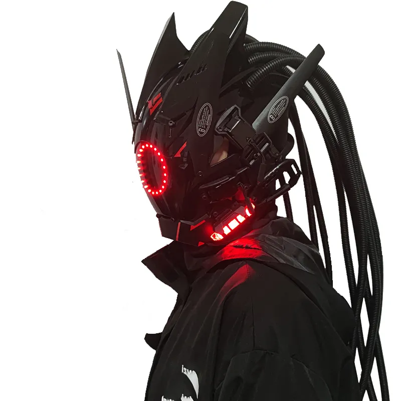 Cyber Punk Mask Predator Dreadlocks Tube Mask: Creepy Masquerade Masks ...
