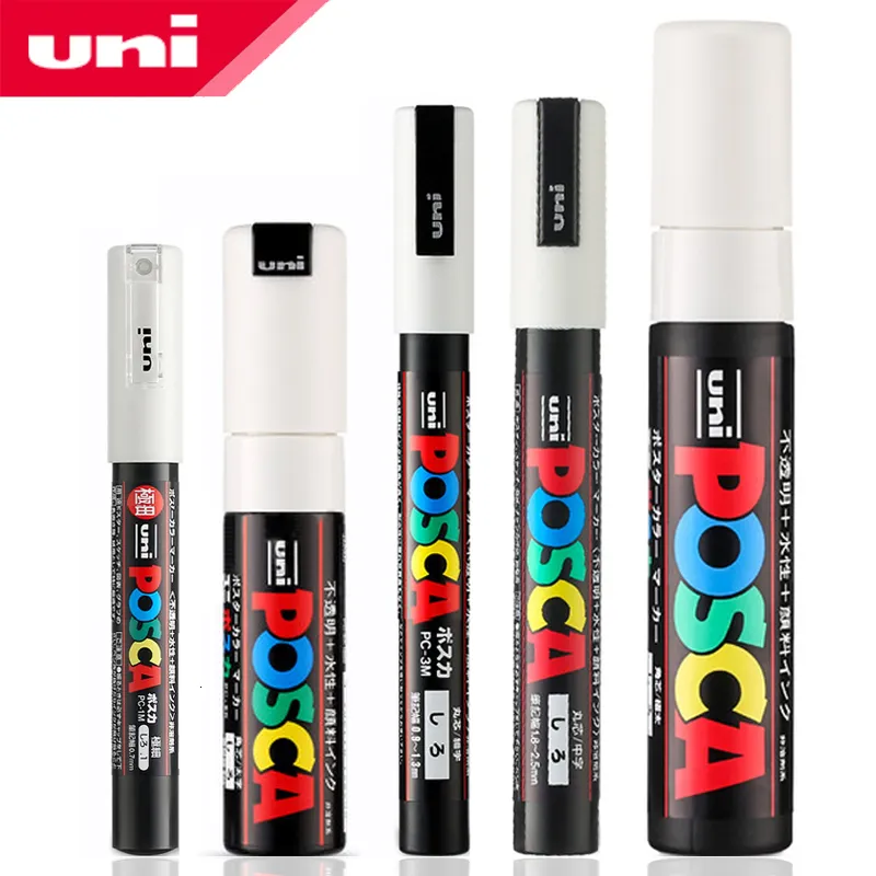 DHgate.com:5-Piece Posca Paint Marker Pen Set for Posters, Advertising ...
