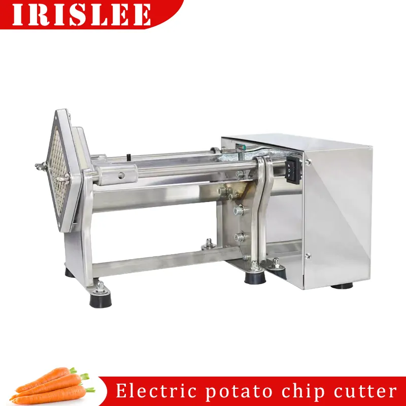 Commercial Potato Chip Cutting Machine Electric Vegetable Slicer For ...