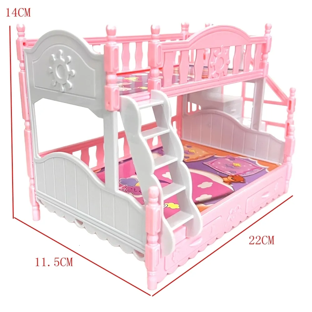 DHgate.com:European Style Double Bed with Stairs for Barbie Doll and ...
