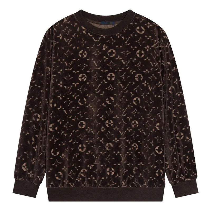 Viutonity Designer French Terry Sweatshirt Unisex Printed Letter Design ...