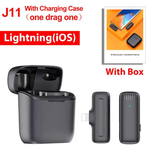 Microphones New Arrival Live Mic Wireless Lavalier Microphone J11 J13 Portable Mini Lapel ...