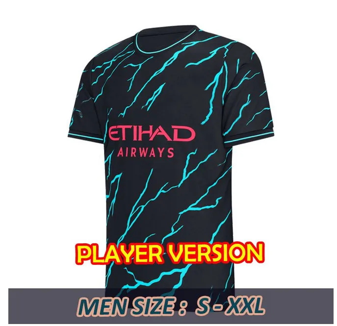 Fans Soccer Jersey 2024 Erling Haaland, Kevin De Bruyne, Phil Foden ...