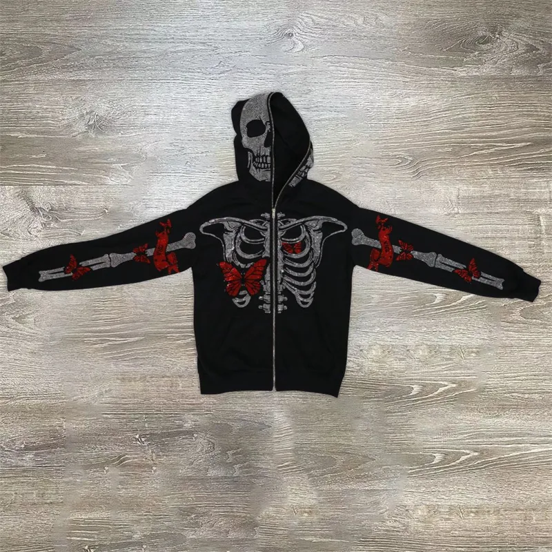 DHgate.com:Mens Y2K Hoodies, Fashion Rhinestones Butterfly DHgate.com:Mens Y2K Hoodies, Fashion Rhinestones Butterfly