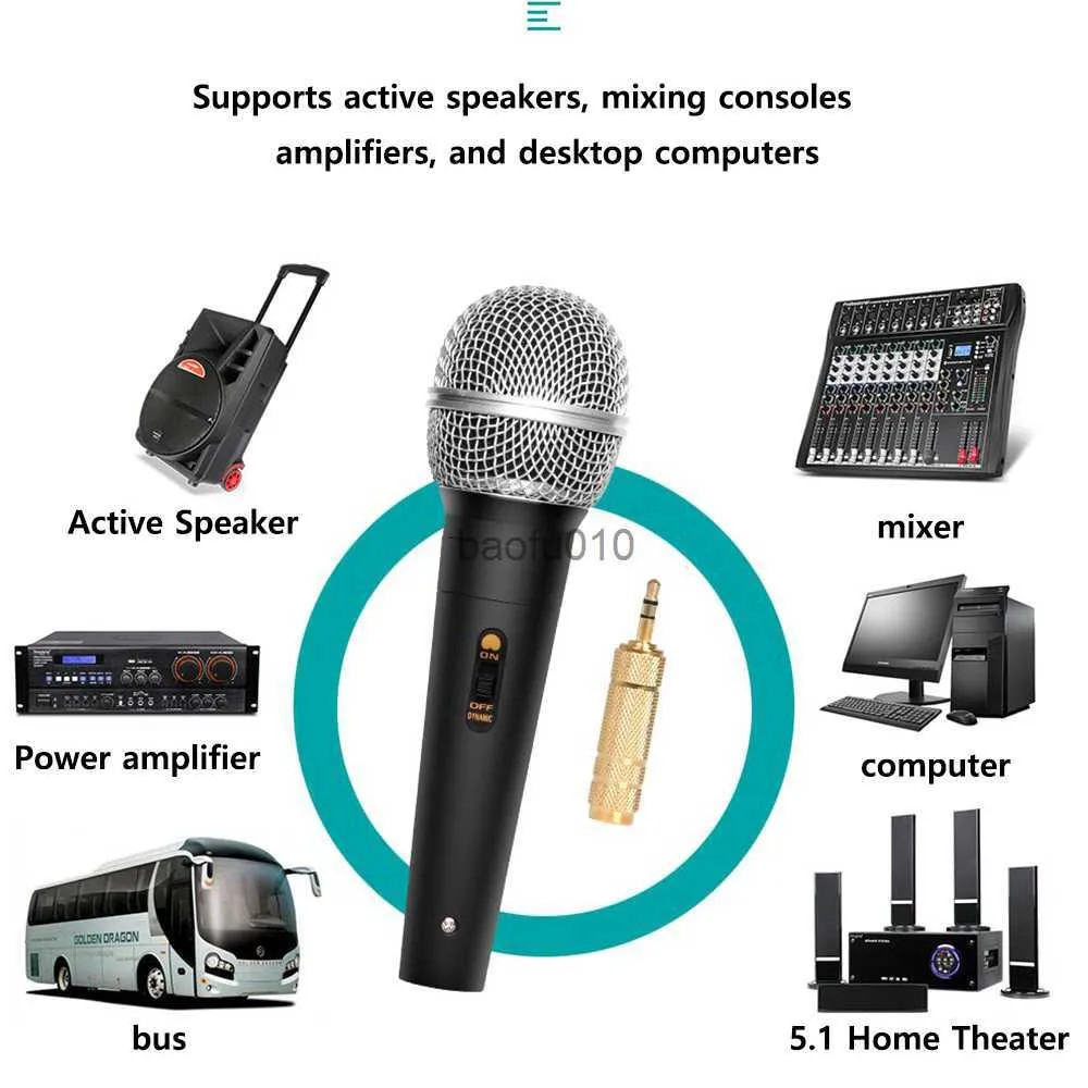 Microphones 3.5/6.5 Capacitive Microphone For Home Computer Recording ...