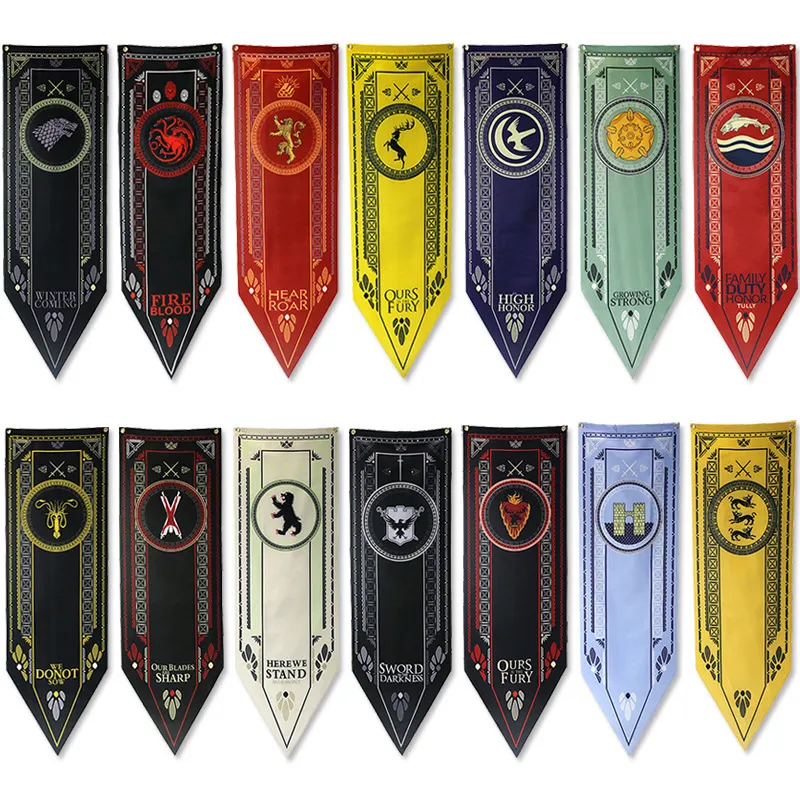Decorative Banners Lotr Flag Set: Gothmog, Angmar, IronHills, Erebor ...