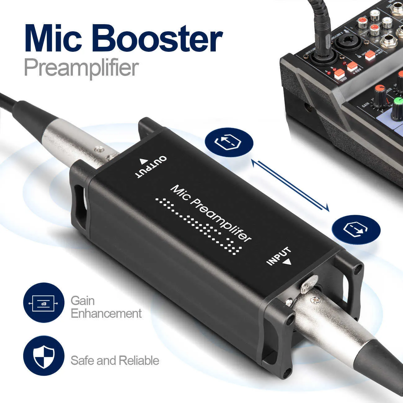 Microphones MA 1Professional Microphone Preamplifier Dynamic Microphone ...