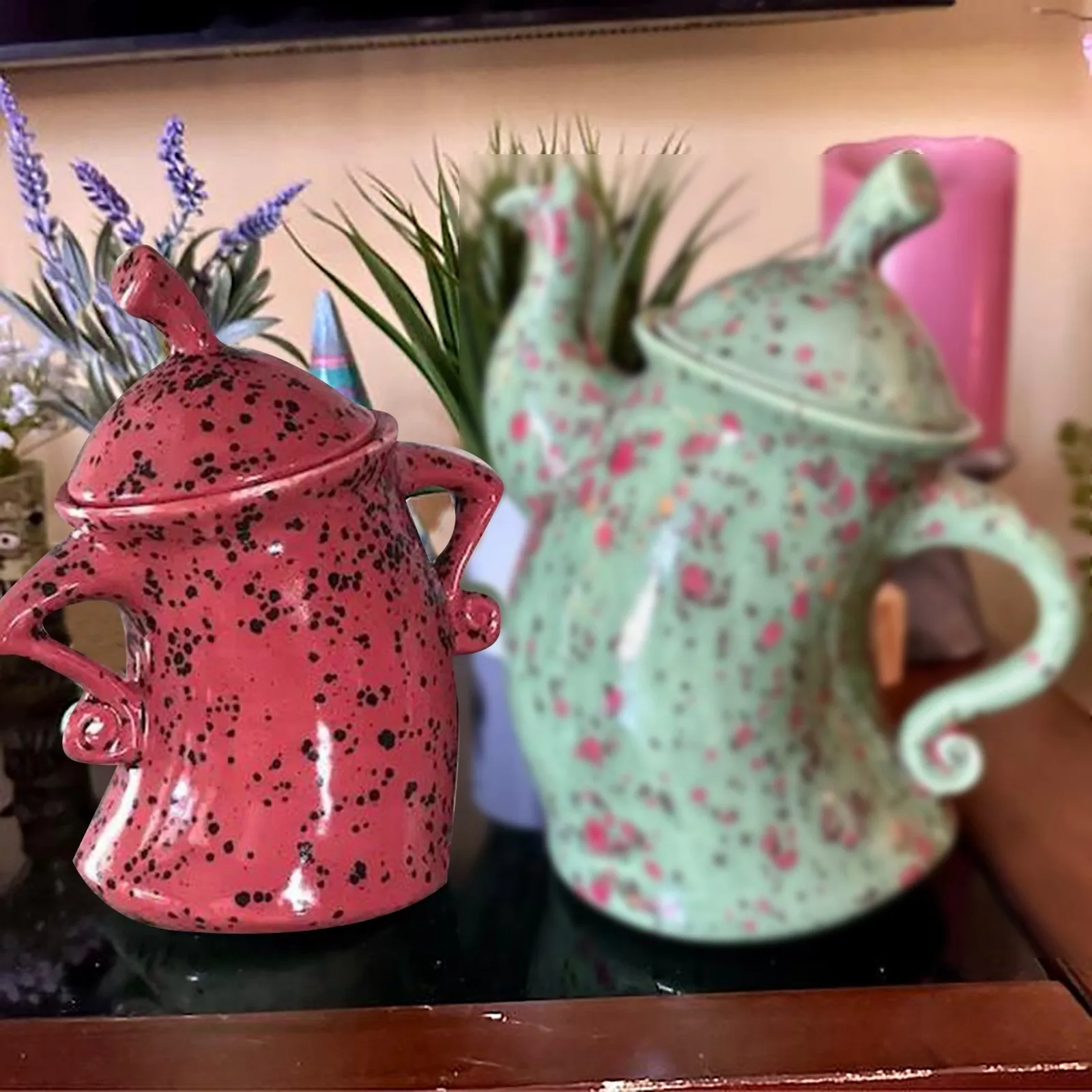 Ceramic Mug With Lid: Novelty Stoneware Coffee Jars, Airtight Canister ...