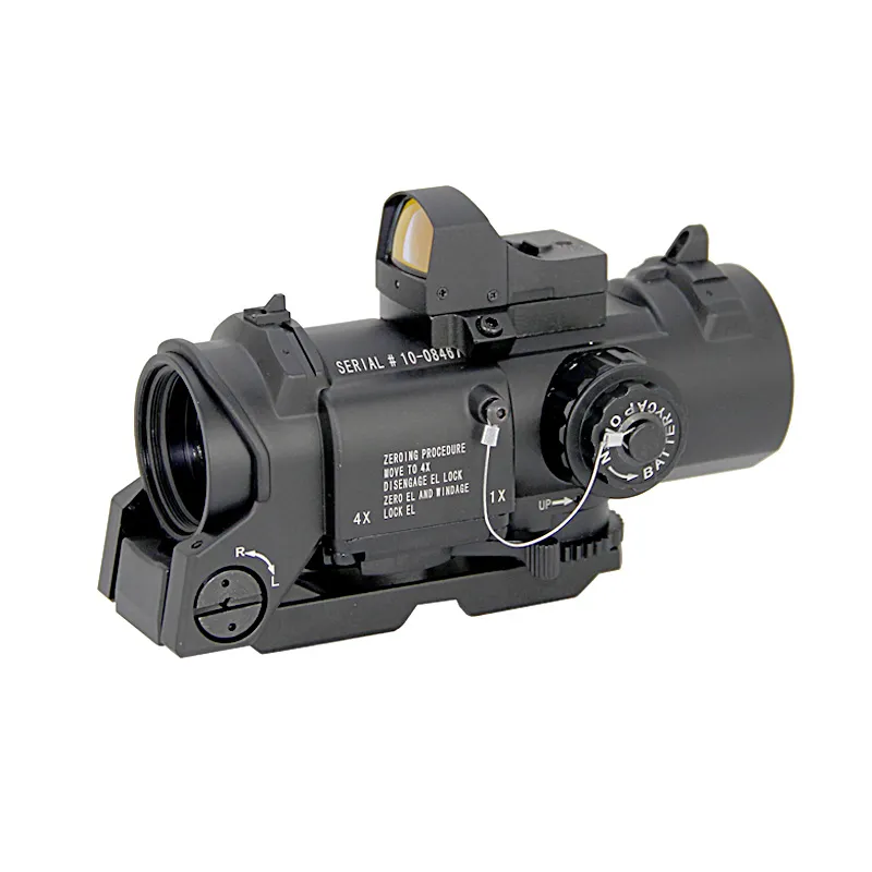 DHgate.com:4x Magnifier DR Scope, 1x-4x Red Dot Sight, Micro Red Dot ...