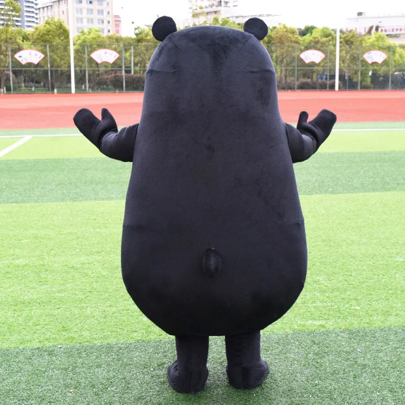 Kumamon Bear Mascot Costume Black Cartoon Character... From ...